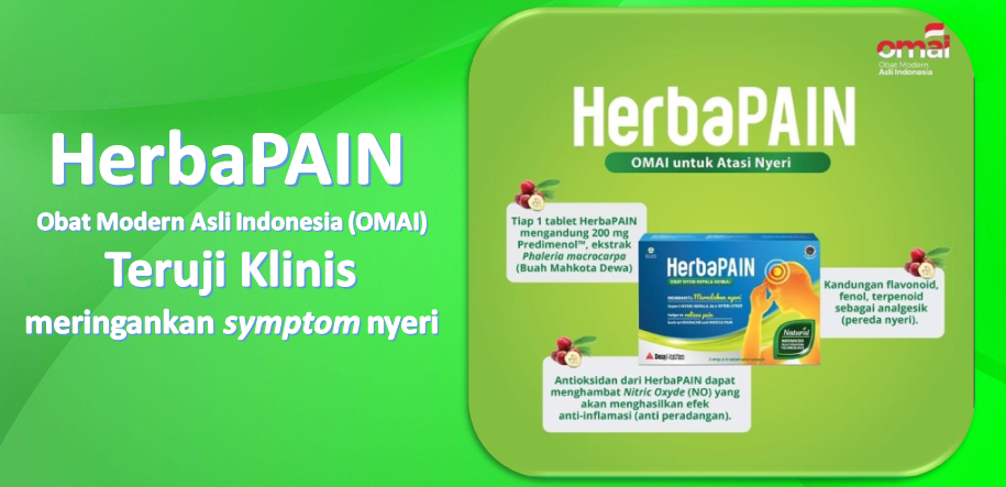 OMAI HerbaPAIN Tuntaskan Nyeri Teruji Klinis